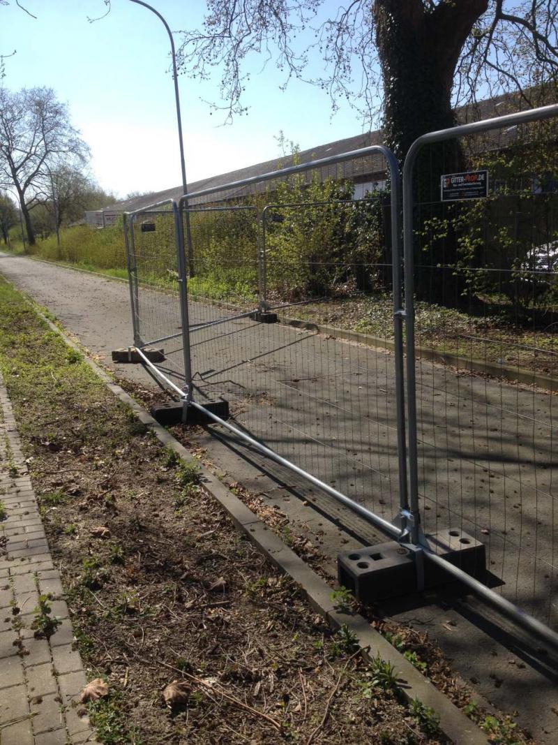 Bauzaun mieten in Hamm z.B. für eine Baustelle | Gitter-Profi.de