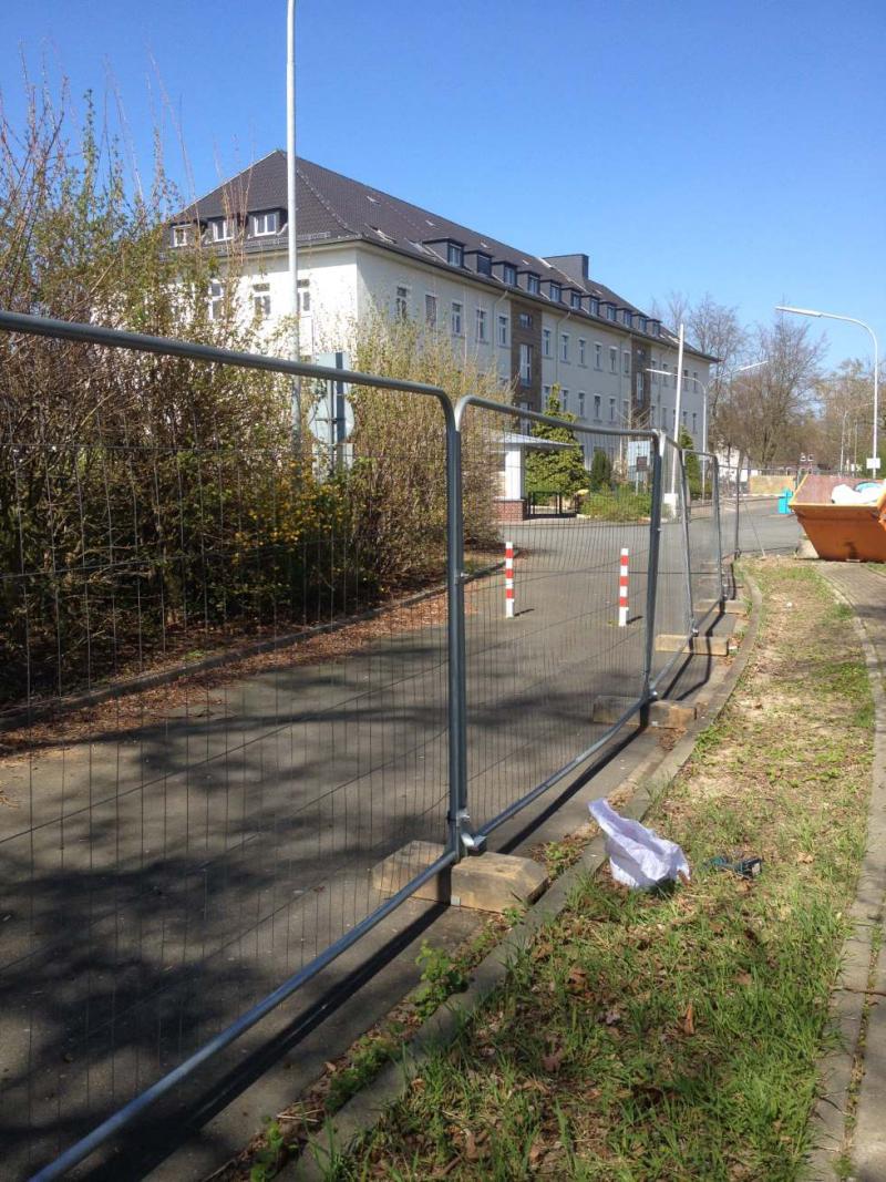 Bauzaun mieten in Hamm z.B. für eine Baustelle | Gitter-Profi.de
